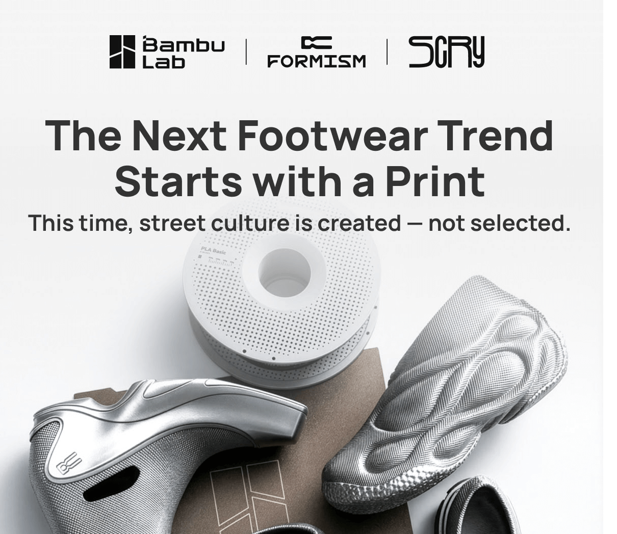 Persona Footwear Package (FORMISM × Bambu Lab): 3 Wearable TPU Shoe ...